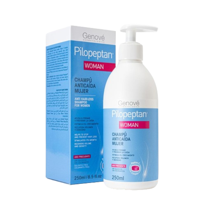Genové Pilopeptan Woman Champú Anticaída 250ml – Dermacy Guatemala